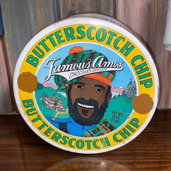 famous amous | Other | Vintage Famous Amos Cookie Tin | Poshmark